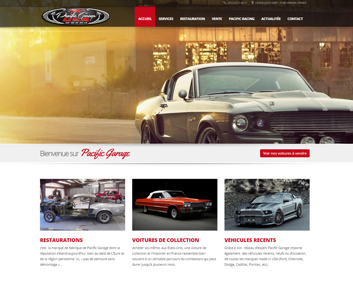 Bienvenue sur le nouveau site de Pacific Garage | Pacific Garage ...